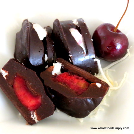 Cherry Ripe Chocolates ~ Wholefood Simply