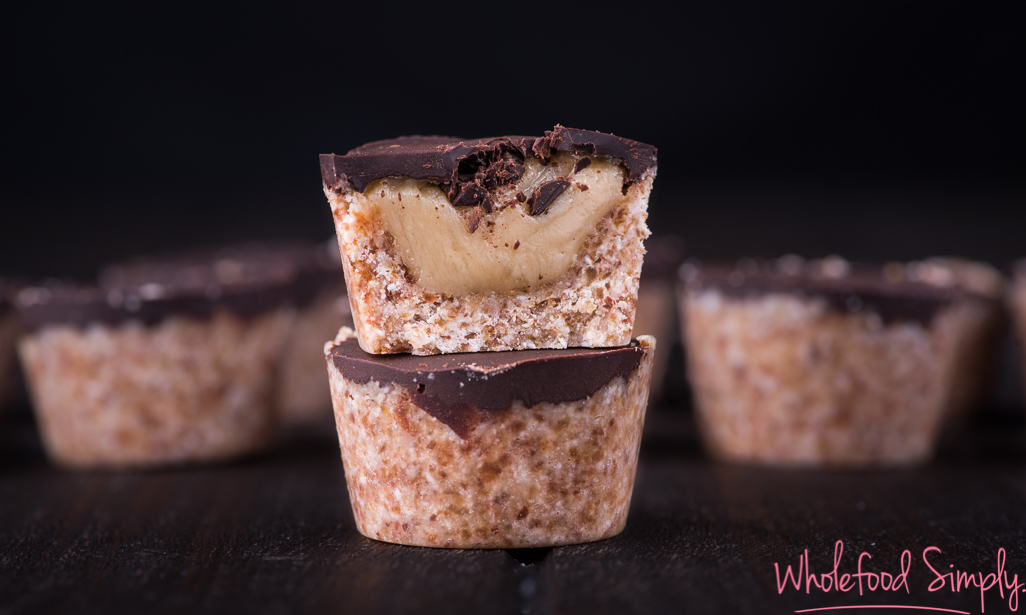 Choc Top Caramel Cups ~ Wholefood Simply