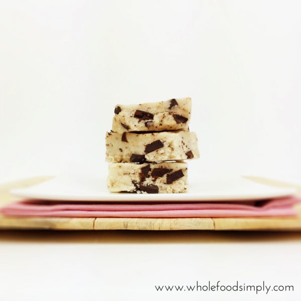 Choc Chip Slice ~ Wholefood Simply