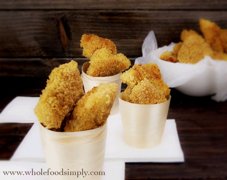 Crispy Chicken Nuggets ~ Wholefood Simply