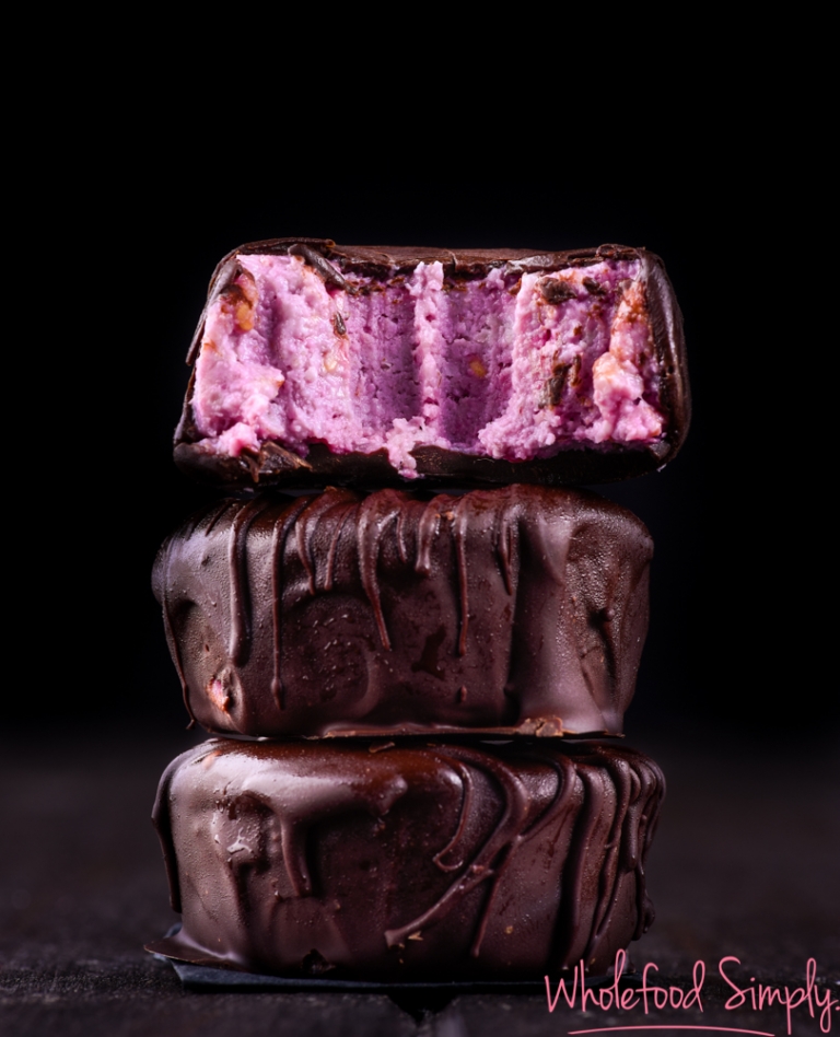 Raspberry Fudge Chocolates ~ Wholefood Simply