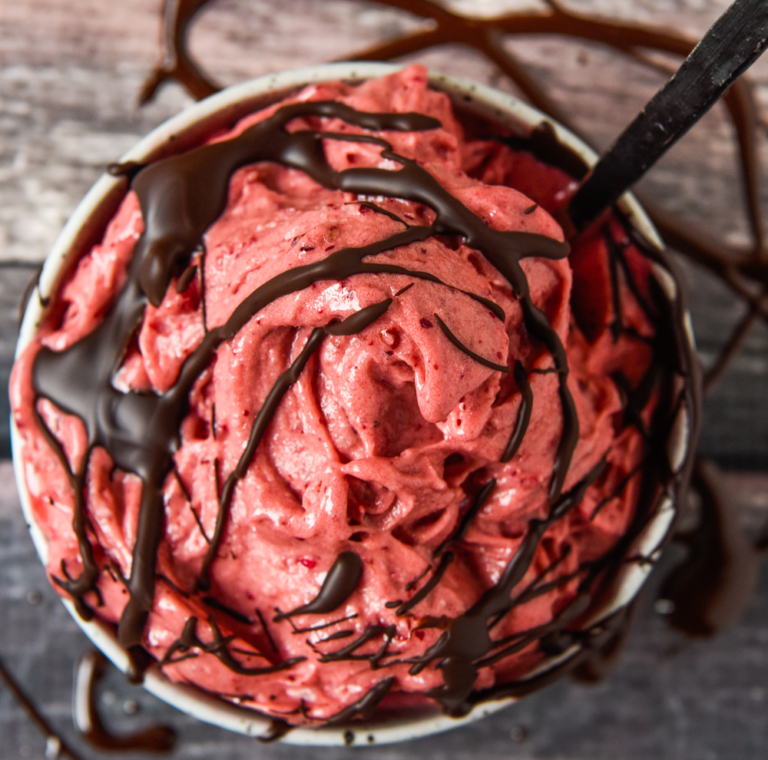 Instant Cherry Ripe Ice Cream ~ Wholefood Simply
